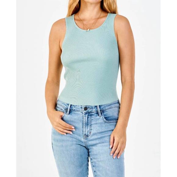 Another Love | Tops | New Another Love Emilia Rib Tank In Sagebrush ...